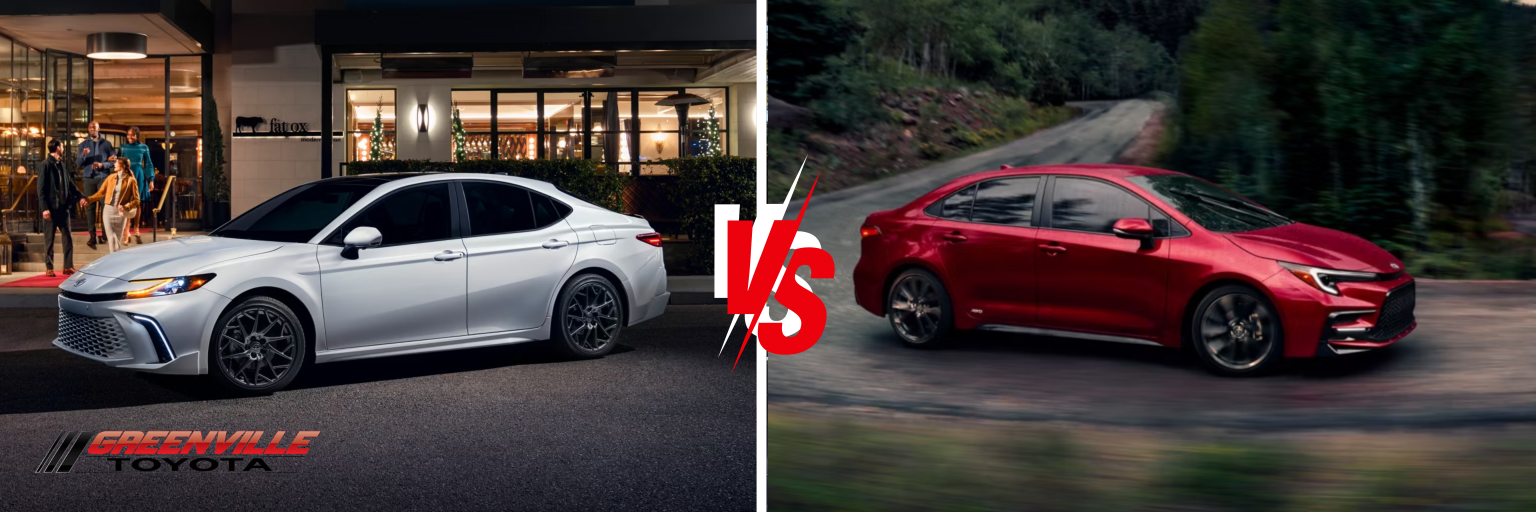 Explore the 2025 Toyota Camry and Corolla - Greenville Toyota | Toyota Cars